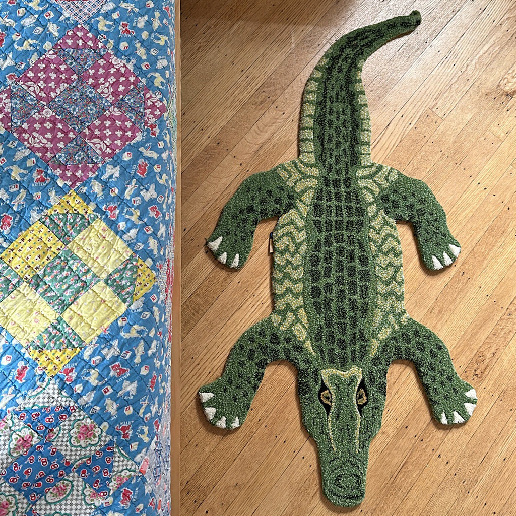 Coolio Crocodile Animal Rug by Doing Goods – Collyer's Mansion