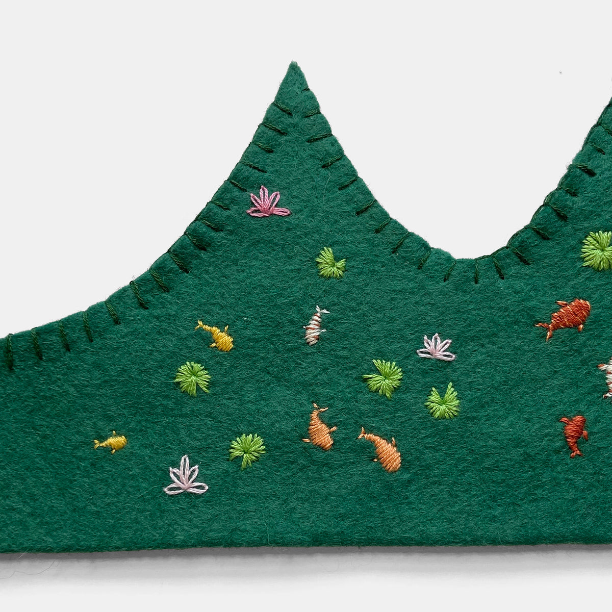 Handmade Felt Crown in Koi Pond by Olivia Eckerson – Collyer's Mansion