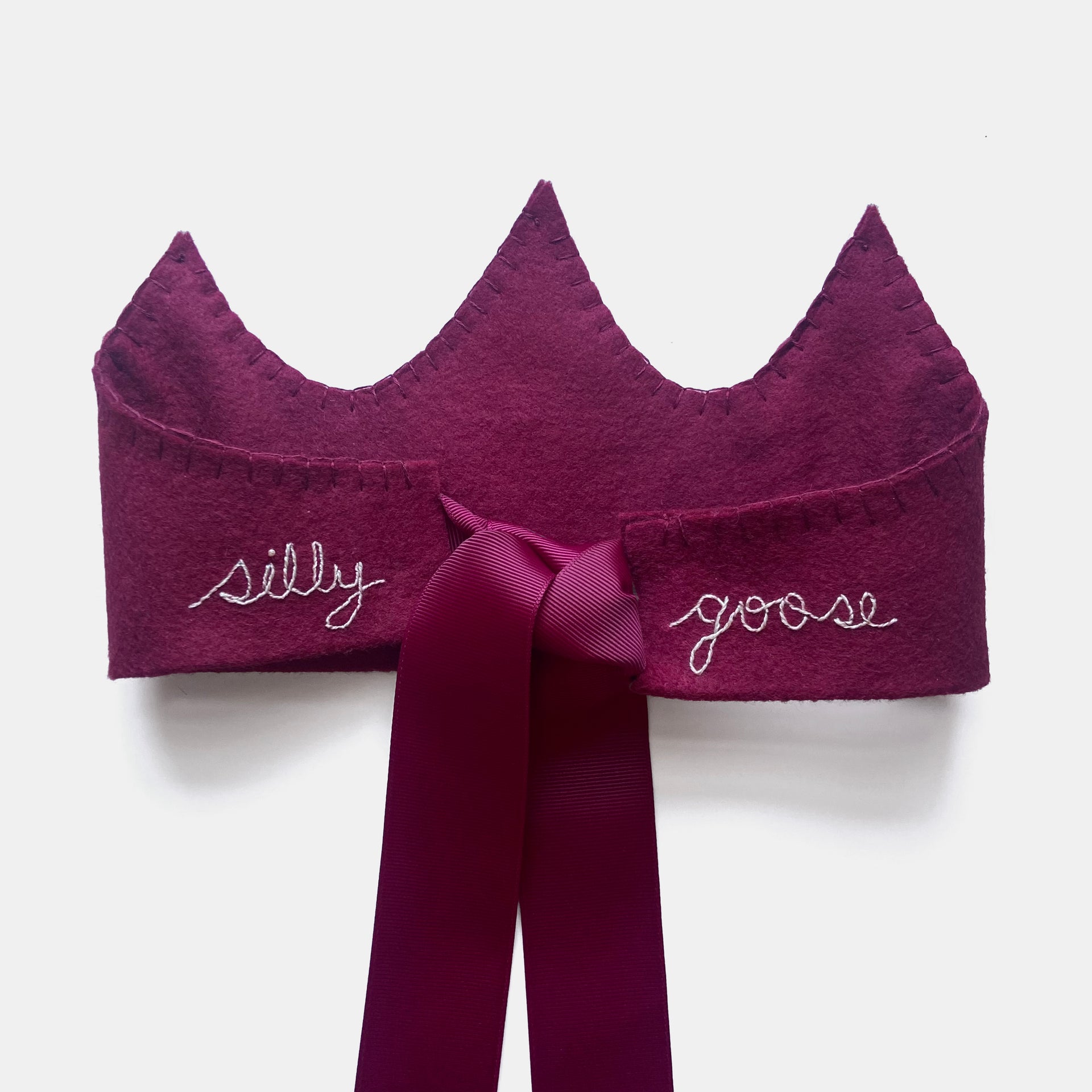 Handmade Felt Crown in Silly Goose by Olivia Eckerson – Collyer's Mansion