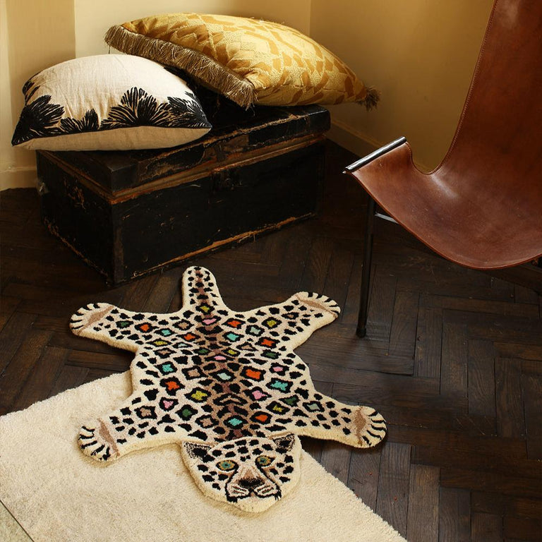 Disco Leopard Animal Rug by Doing Goods – Collyer's Mansion