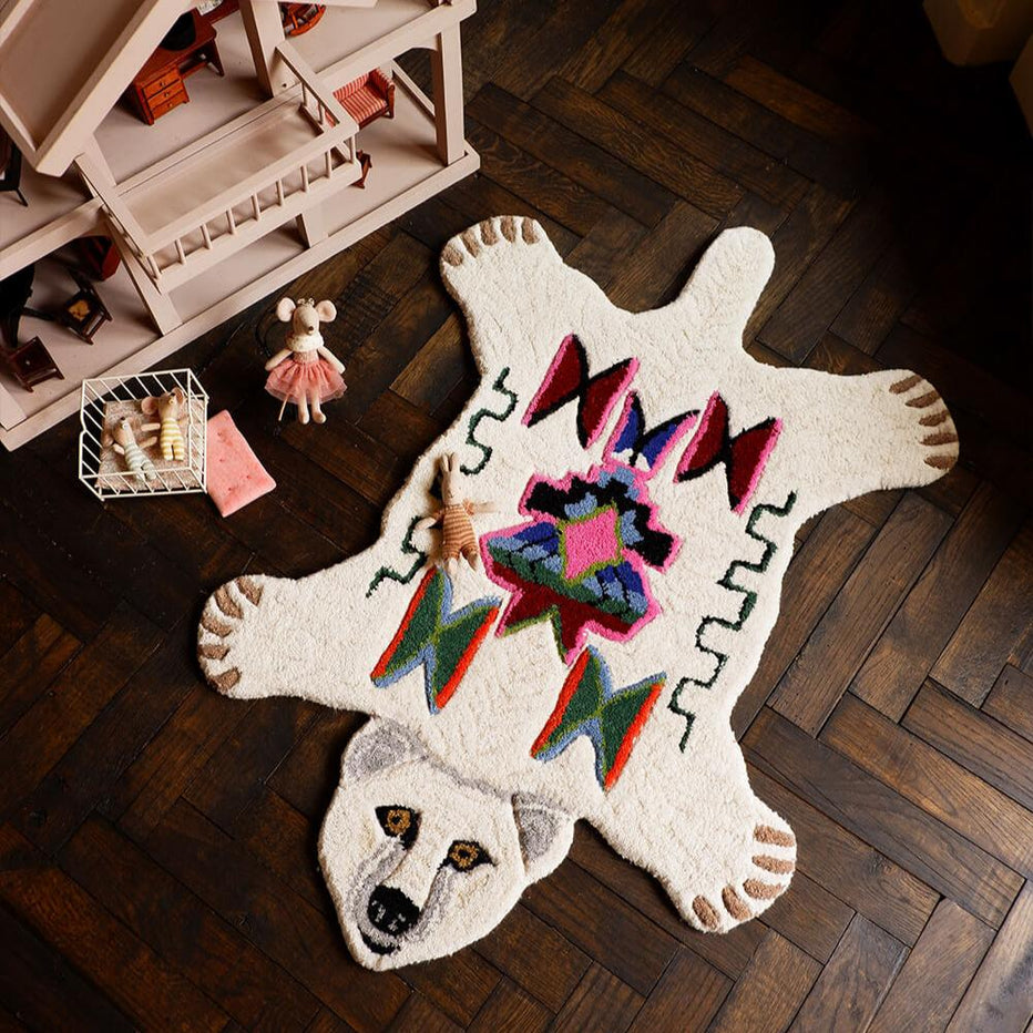 Polar Bear Animal Rug by Doing Goods – Collyer's Mansion